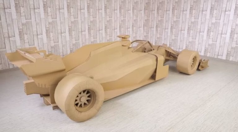 Making F1 Vehicle From Cardboard - F1 Formula 1 Magazine