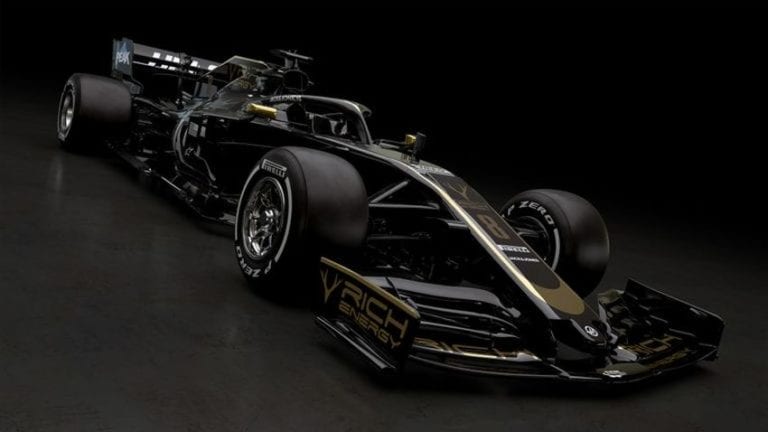 Haas Formula 1 Cars Will Wear New Black-and-Gold Livery In 2019