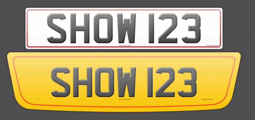 The Difference Between Show Plates And Legal Plates